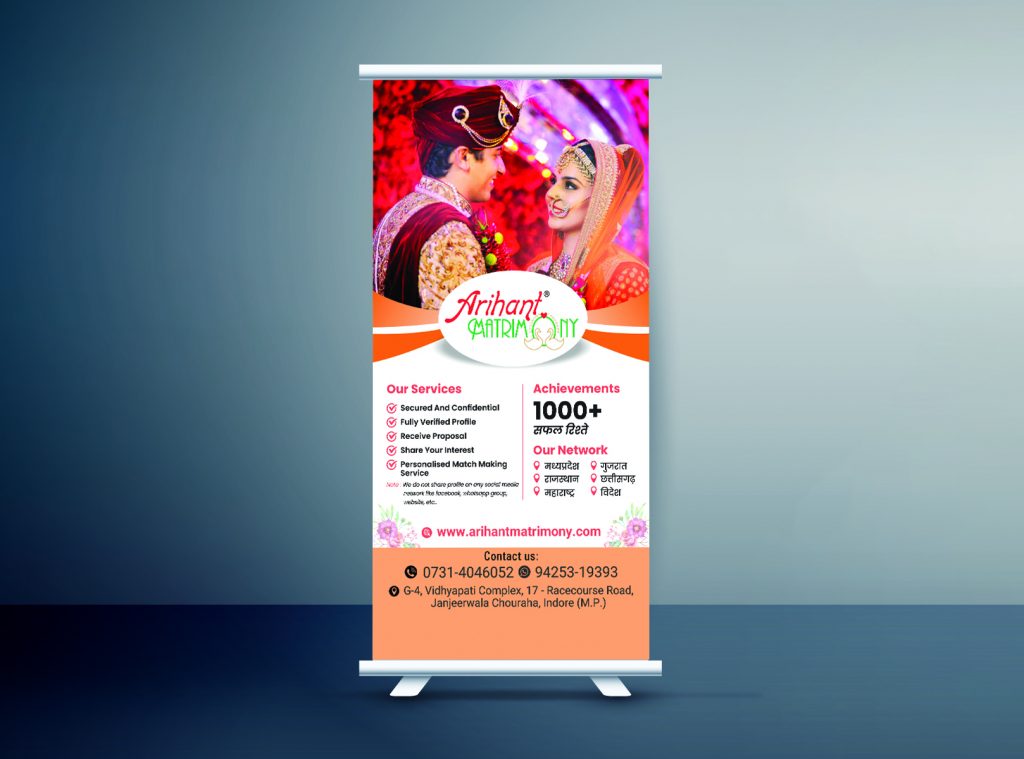 Event Standee - Graphic360 (best graphic design company in Indore)